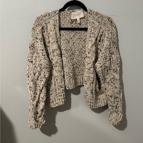 Jessica Simpson | Sweaters | Jessica Simpson Knitted Crochet Cropped ...